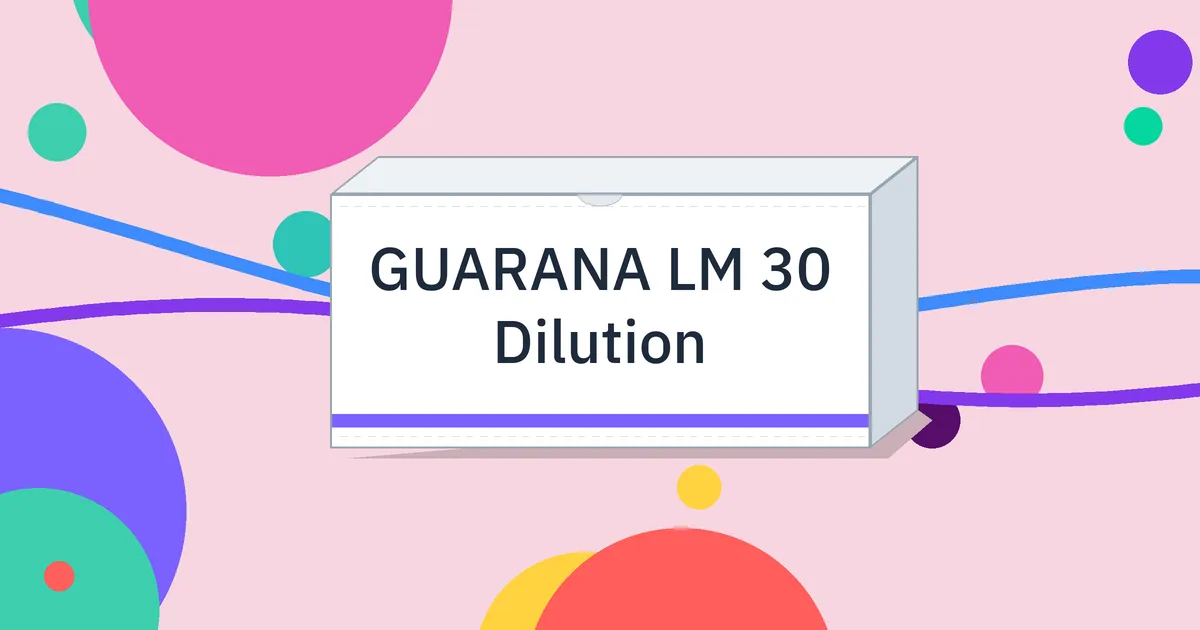 Symbolbild: Packung mit der Aufschrift GUARANA LM 30 Dilution (PZN 12883269) – Verfügbarkeit und Bezug in Apotheken in Frankfurt am Main