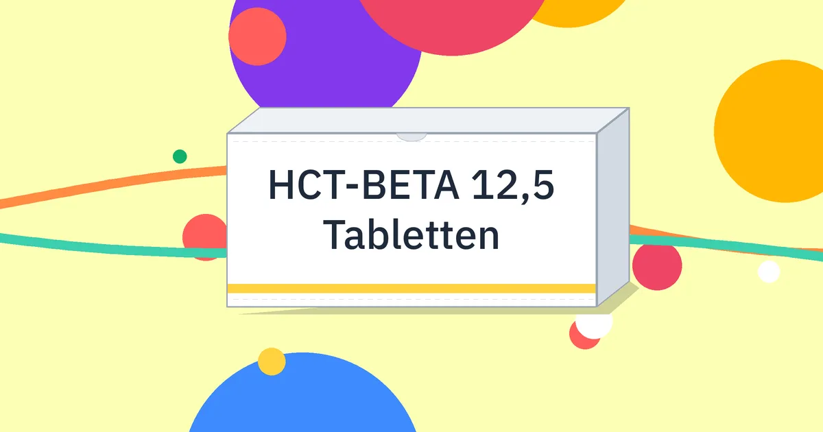 Symbolbild: Packung mit der Aufschrift HCT-BETA 12,5 Tabletten (PZN 00580322) – Verfügbarkeit und Bezug in Apotheken in Frankfurt am Main