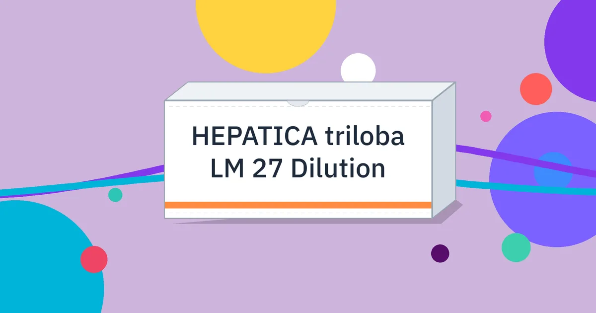 Symbolbild: Packung mit der Aufschrift HEPATICA triloba LM 27 Dilution (PZN 13552296) – Verfügbarkeit und Bezug in Apotheken in Frankfurt am Main