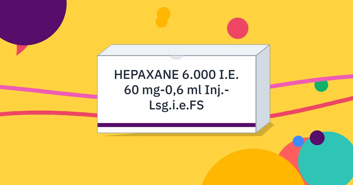 Symbolbild: Packung mit der Aufschrift HEPAXANE 6.000 I.E. 60 mg-0,6 ml Inj.-Lsg.i.e.FS (PZN 19875913) – Verfügbarkeit und Bezug in Apotheken in Frankfurt am Main