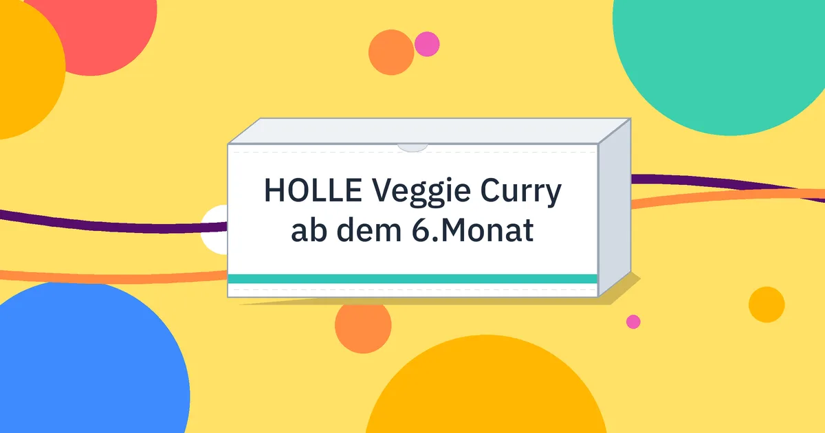 Symbolbild: Packung mit der Aufschrift HOLLE Veggie Curry ab dem 6.Monat (PZN 14248991) – Verfügbarkeit und Bezug in Apotheken in Frankfurt am Main