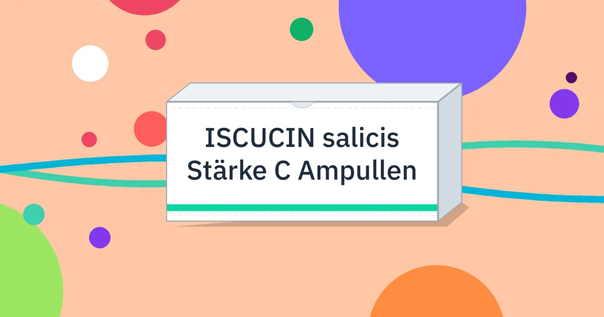 Symbolbild: Packung mit der Aufschrift ISCUCIN salicis Stärke C Ampullen (PZN 03083512) – Verfügbarkeit und Bezug in Apotheken in Frankfurt am Main