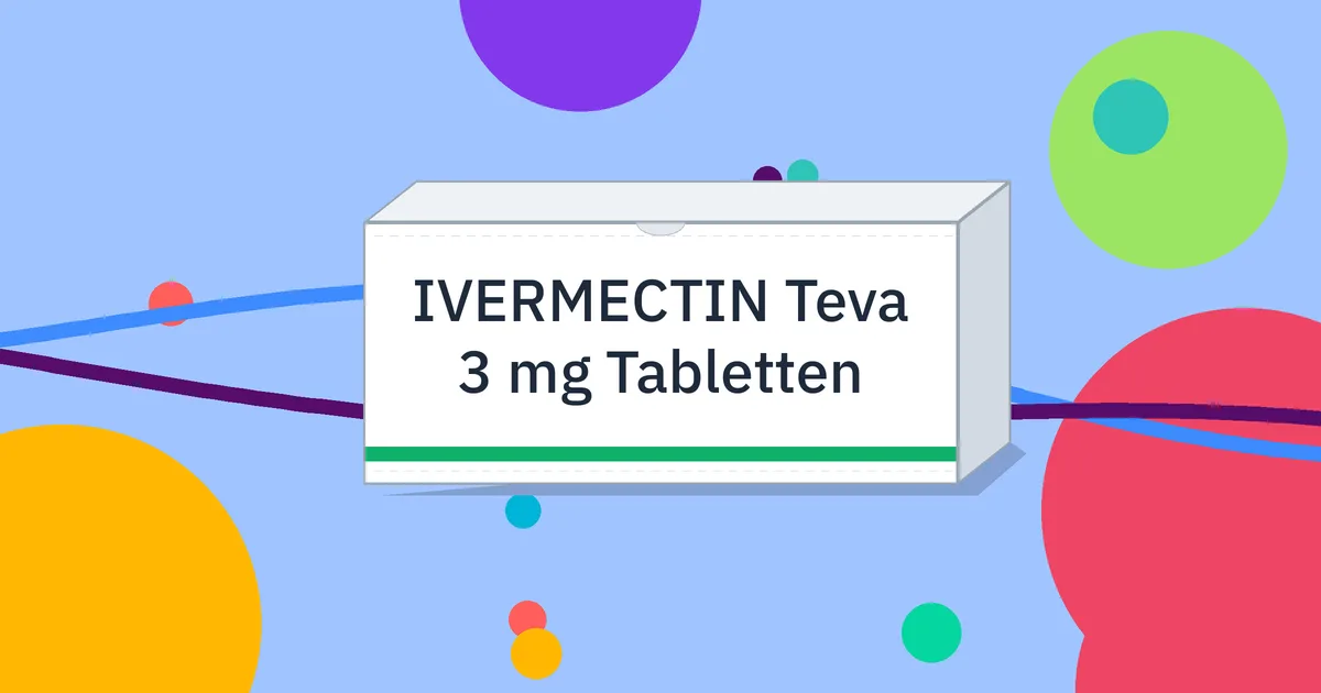Symbolbild: Packung mit der Aufschrift IVERMECTIN Teva 3 mg Tabletten (PZN 19844924) – Verfügbarkeit und Bezug in Apotheken in Frankfurt am Main