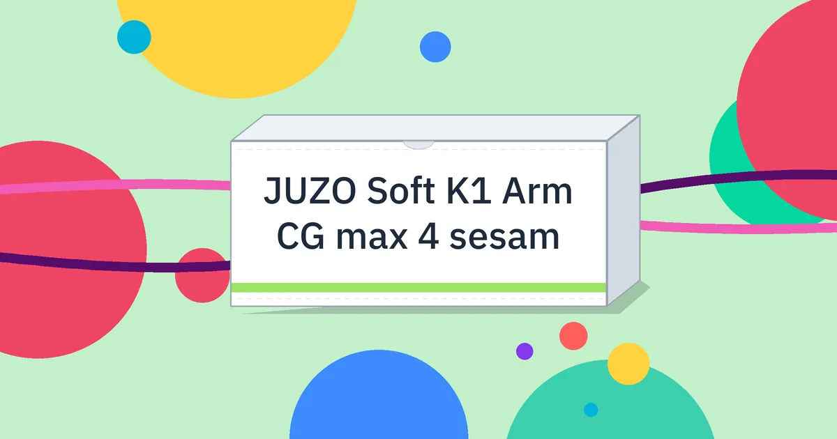 Symbolbild: Packung mit der Aufschrift JUZO Soft K1 Arm CG max 4 sesam (PZN 15510238) – Verfügbarkeit und Bezug in Apotheken in Frankfurt am Main
