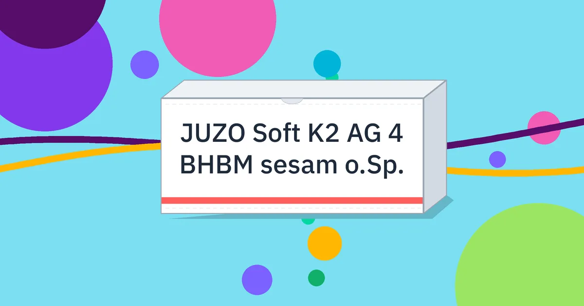 Symbolbild: Packung mit der Aufschrift JUZO Soft K2 AG 4 BHBM sesam o.Sp. (PZN 14860901) – Verfügbarkeit und Bezug in Apotheken in Frankfurt am Main