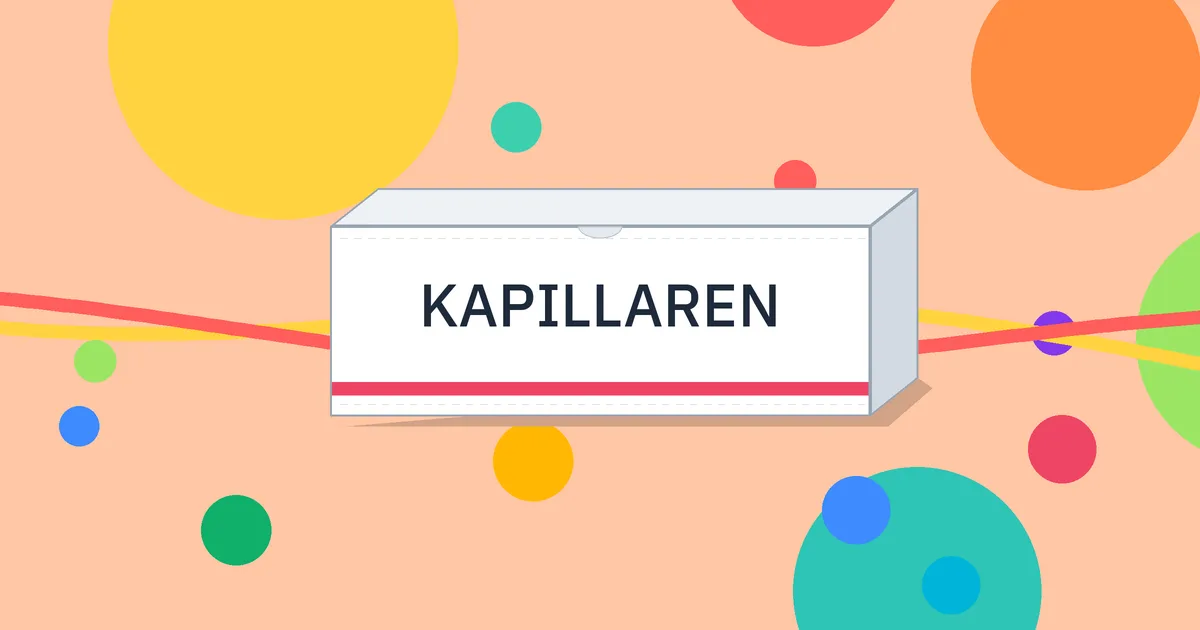 Symbolbild: Packung mit der Aufschrift KAPILLAREN (PZN 00796789) – Verfügbarkeit und Bezug in Apotheken in Frankfurt am Main