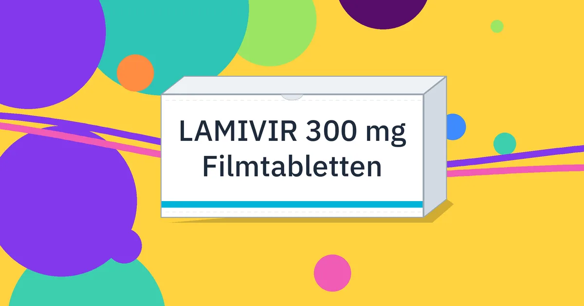 Symbolbild: Packung mit der Aufschrift LAMIVIR 300 mg Filmtabletten (PZN 11292218) – Verfügbarkeit und Bezug in Apotheken in Frankfurt am Main