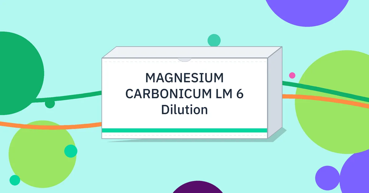 Symbolbild: Packung mit der Aufschrift MAGNESIUM CARBONICUM LM 6 Dilution (PZN 07540886) – Verfügbarkeit und Bezug in Apotheken in Frankfurt am Main