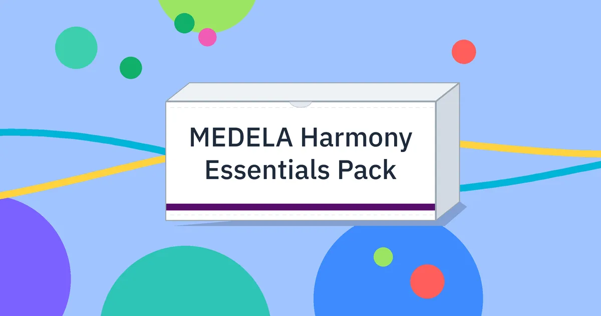 Symbolbild: Packung mit der Aufschrift MEDELA Harmony Essentials Pack (PZN 16824832) – Verfügbarkeit und Bezug in Apotheken in Frankfurt am Main