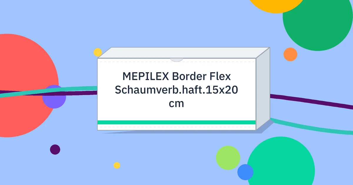 Symbolbild: Packung mit der Aufschrift MEPILEX Border Flex Schaumverb.haft.15x20 cm (PZN 19702259) – Verfügbarkeit und Bezug in Apotheken in Frankfurt am Main