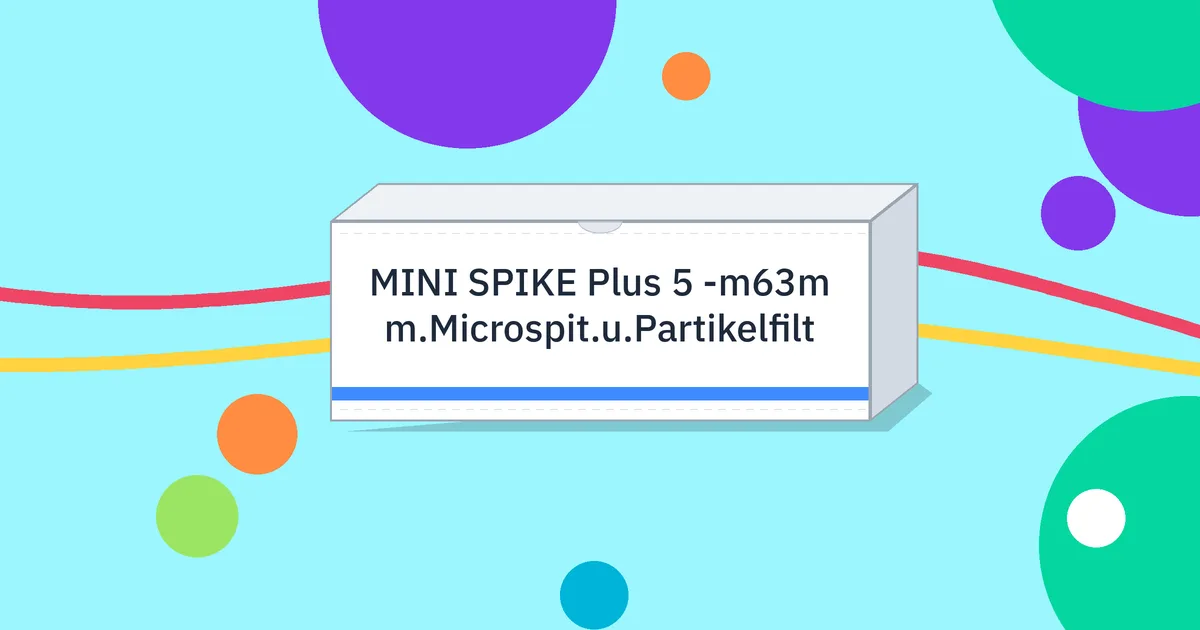 Symbolbild: Packung mit der Aufschrift MINI SPIKE Plus 5 -m63m m.Microspit.u.Partikelfilt (PZN 02158001) – Verfügbarkeit und Bezug in Apotheken in Frankfurt am Main