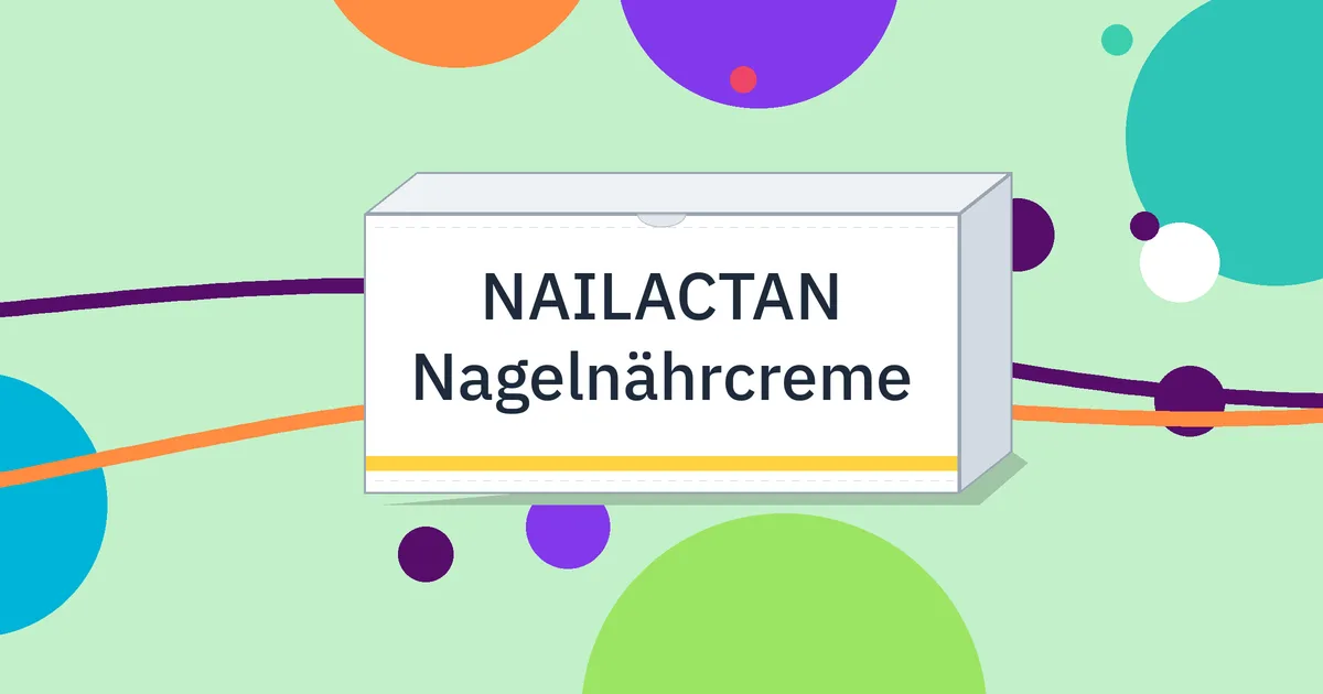 Symbolbild: Packung mit der Aufschrift NAILACTAN Nagelnährcreme (PZN 06153064) – Verfügbarkeit und Bezug in Apotheken in Frankfurt am Main