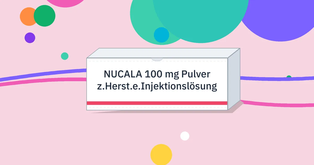 Symbolbild: Packung mit der Aufschrift NUCALA 100 mg Pulver z.Herst.e.Injektionslösung (PZN 11329849) – Verfügbarkeit und Bezug in Apotheken in Frankfurt am Main