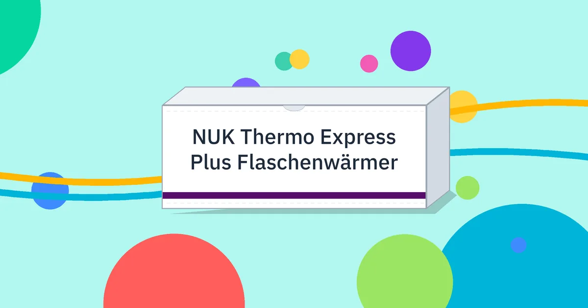 Symbolbild: Packung mit der Aufschrift NUK Thermo Express Plus Flaschenwärmer (PZN 11538412) – Verfügbarkeit und Bezug in Apotheken in Frankfurt am Main