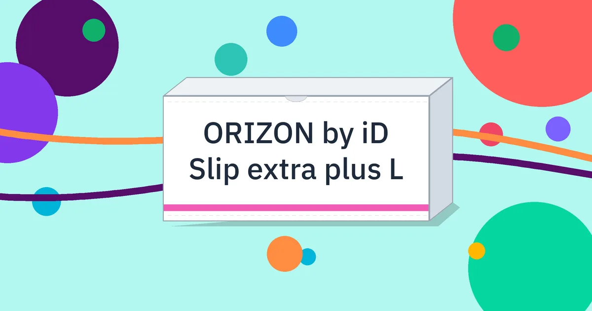 Symbolbild: Packung mit der Aufschrift ORIZON by iD Slip extra plus L (PZN 17267888) – Verfügbarkeit und Bezug in Apotheken in Frankfurt am Main