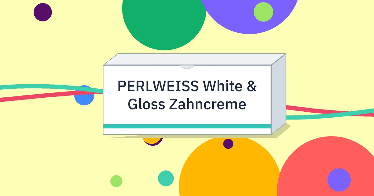 Symbolbild: Packung mit der Aufschrift PERLWEISS White & Gloss Zahncreme (PZN 20593947) – Verfügbarkeit und Bezug in Apotheken in Frankfurt am Main