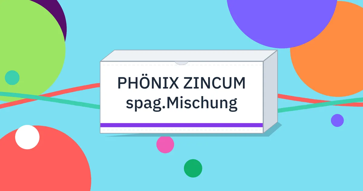 Symbolbild: Packung mit der Aufschrift PHÖNIX ZINCUM spag.Mischung (PZN 04224044) – Verfügbarkeit und Bezug in Apotheken in Frankfurt am Main