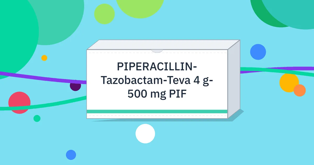 Symbolbild: Packung mit der Aufschrift PIPERACILLIN-Tazobactam-Teva 4 g-500 mg PIF (PZN 06805472) – Verfügbarkeit und Bezug in Apotheken in Frankfurt am Main