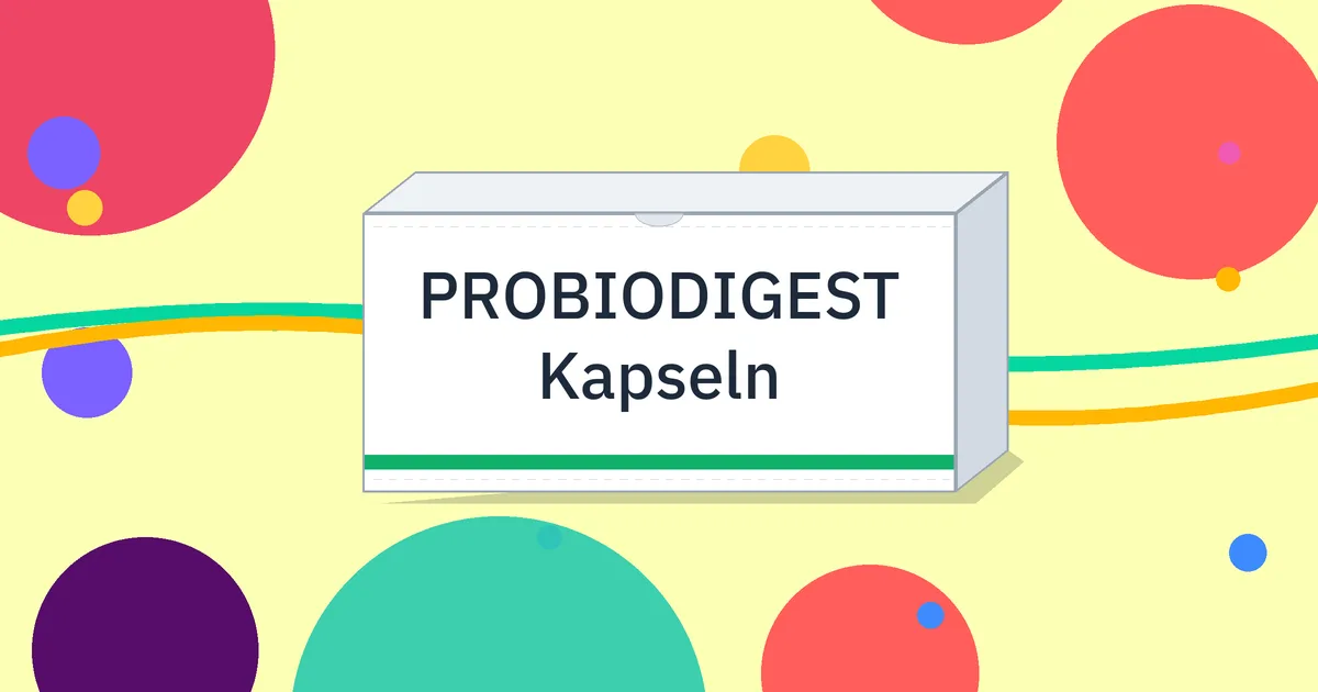 Symbolbild: Packung mit der Aufschrift PROBIODIGEST Kapseln (PZN 18432622) – Verfügbarkeit und Bezug in Apotheken in Frankfurt am Main