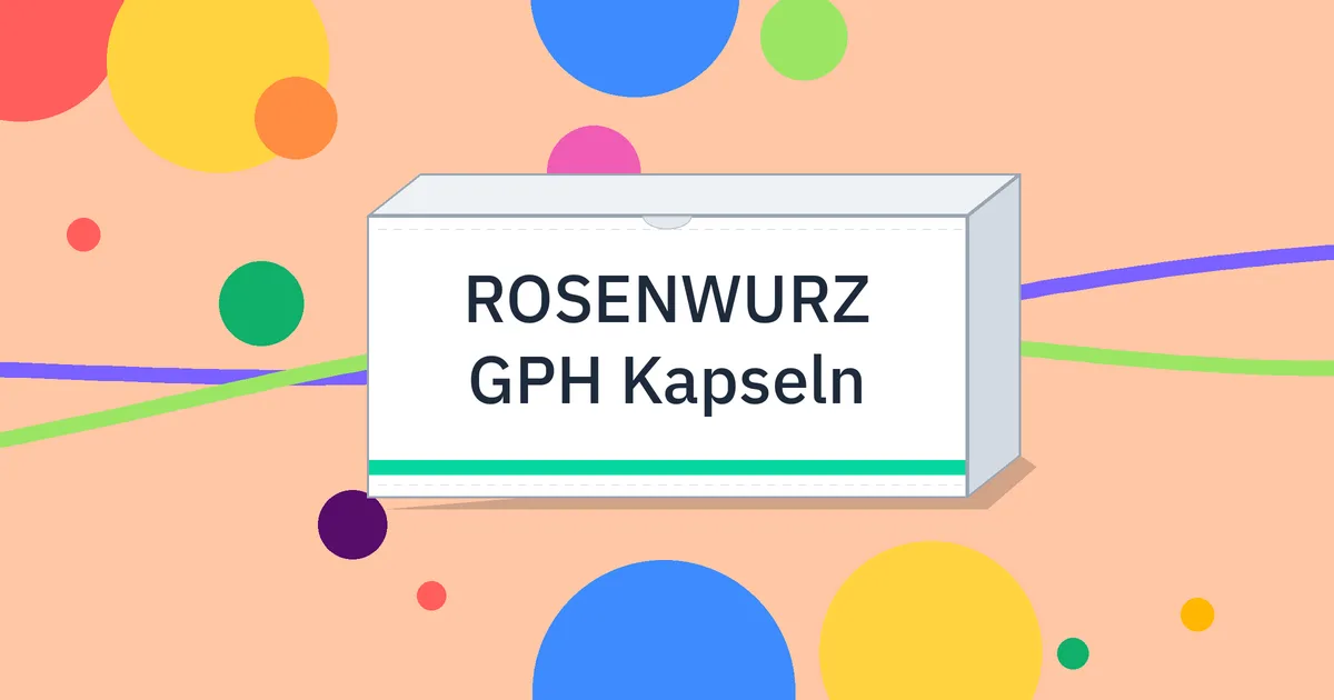 Symbolbild: Packung mit der Aufschrift ROSENWURZ GPH Kapseln (PZN 00174094) – Verfügbarkeit und Bezug in Apotheken in Frankfurt am Main