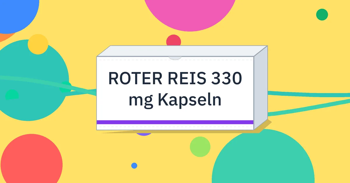 Symbolbild: Packung mit der Aufschrift ROTER REIS 330 mg Kapseln (PZN 10835711) – Verfügbarkeit und Bezug in Apotheken in Frankfurt am Main