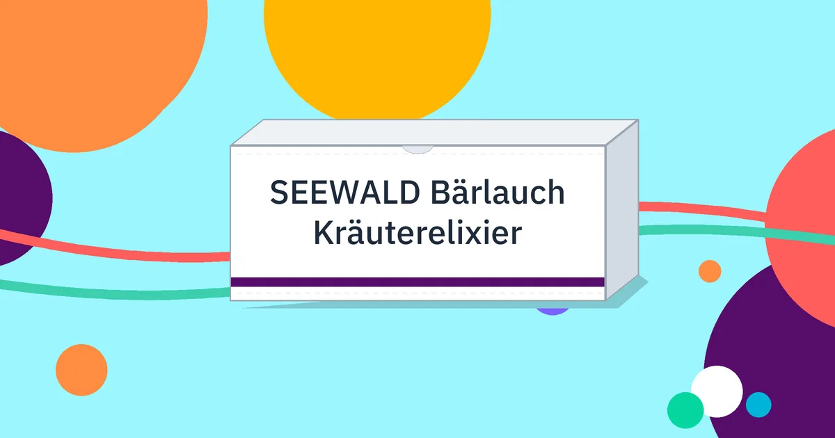 Symbolbild: Packung mit der Aufschrift SEEWALD Bärlauch Kräuterelixier (PZN 19545311) – Verfügbarkeit und Bezug in Apotheken in Frankfurt am Main