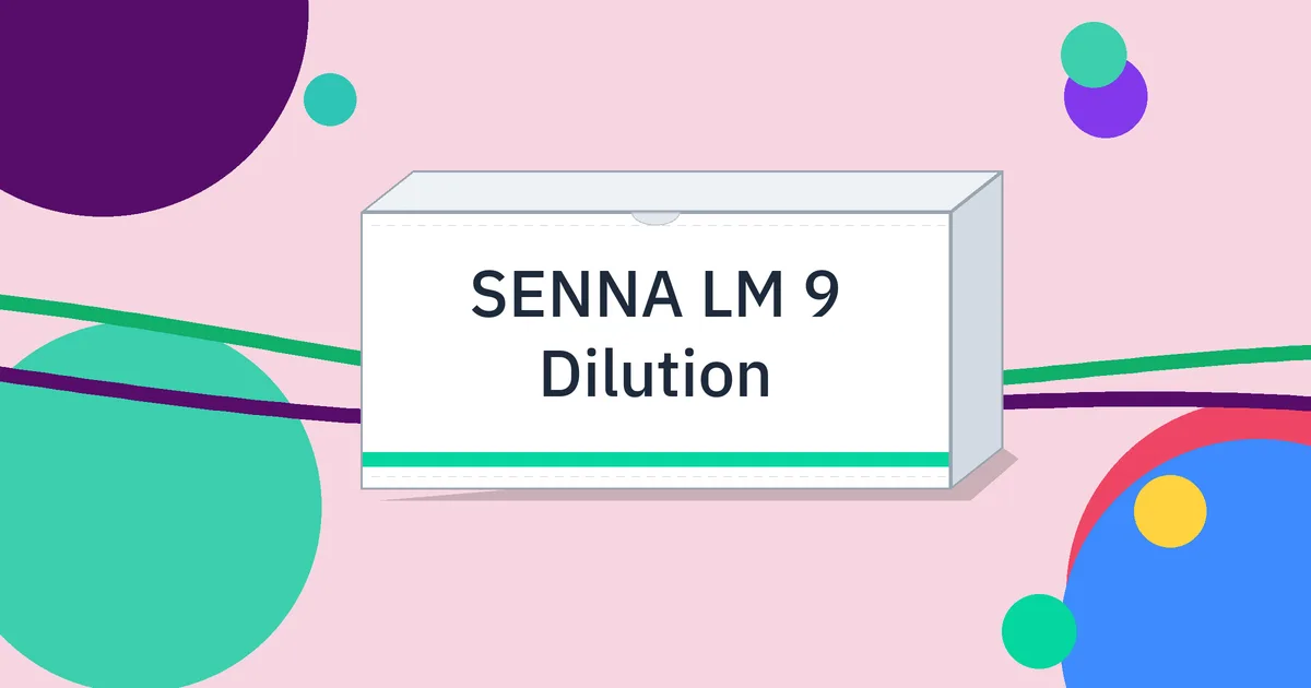Symbolbild: Packung mit der Aufschrift SENNA LM 9 Dilution (PZN 13188011) – Verfügbarkeit und Bezug in Apotheken in Frankfurt am Main