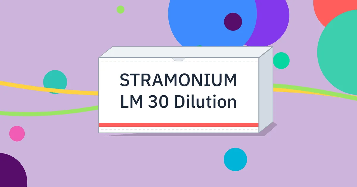 Symbolbild: Packung mit der Aufschrift STRAMONIUM LM 30 Dilution (PZN 03502618) – Verfügbarkeit und Bezug in Apotheken in Frankfurt am Main