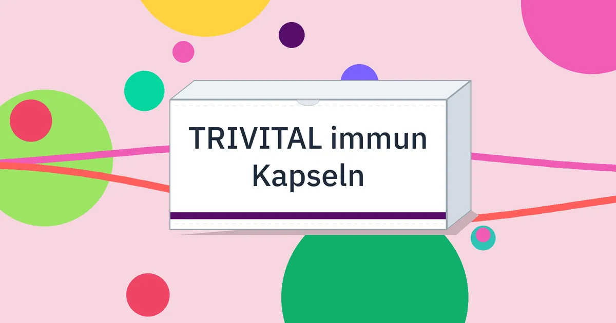 Symbolbild: Packung mit der Aufschrift TRIVITAL immun Kapseln (PZN 14371734) – Verfügbarkeit und Bezug in Apotheken in Frankfurt am Main