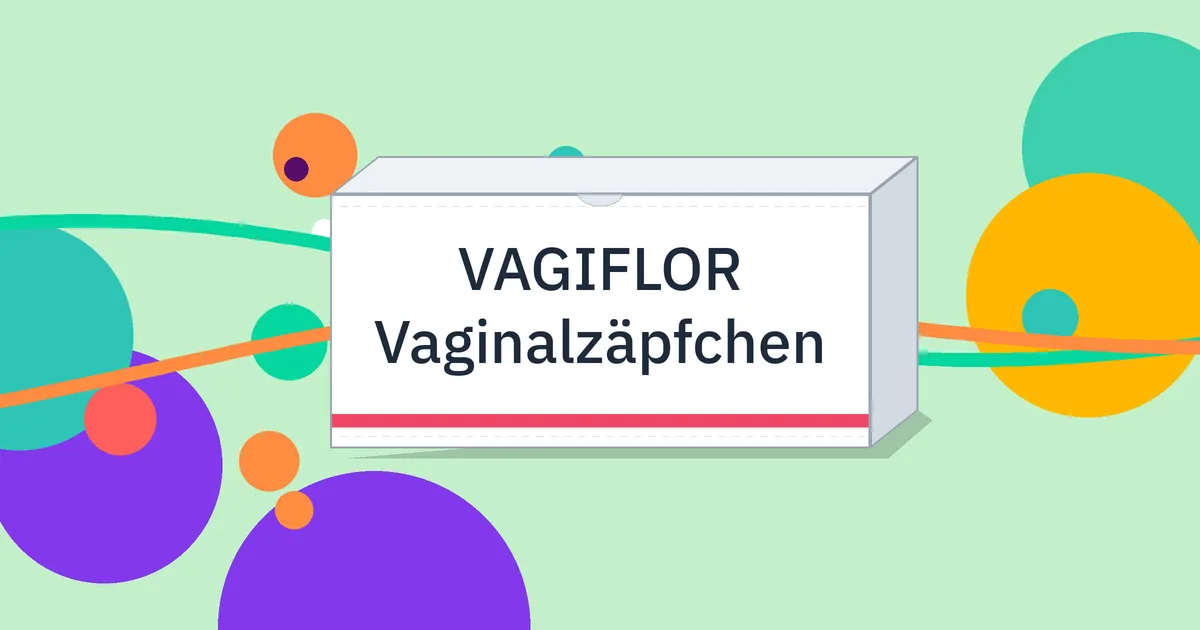 Symbolbild: Packung mit der Aufschrift VAGIFLOR Vaginalzäpfchen (PZN 00325788) – Verfügbarkeit und Bezug in Apotheken in Frankfurt am Main