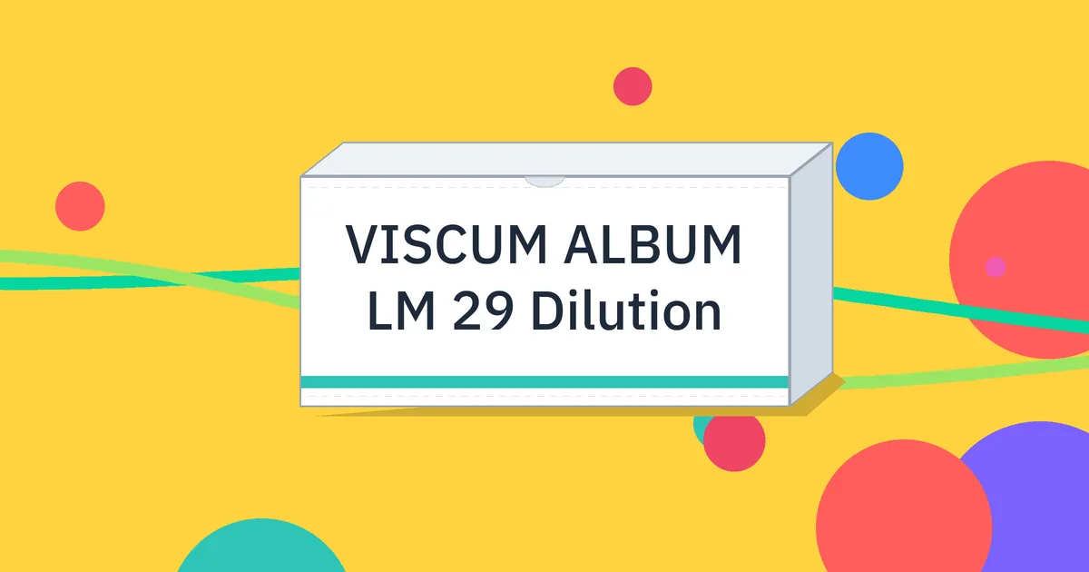 Symbolbild: Packung mit der Aufschrift VISCUM ALBUM LM 29 Dilution (PZN 13278257) – Verfügbarkeit und Bezug in Apotheken in Frankfurt am Main