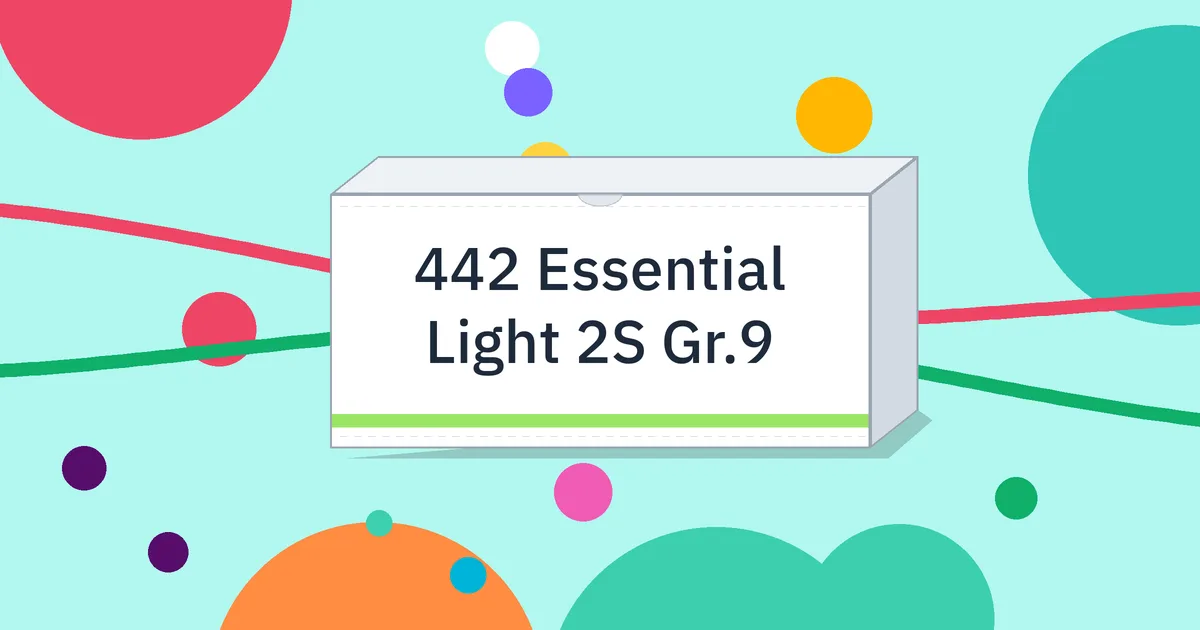 Symbolbild: Packung mit der Aufschrift 442 Essential Light 2S Gr.9 (PZN 18721993) – Verfügbarkeit und Bezug in Apotheken in Frankfurt am Main