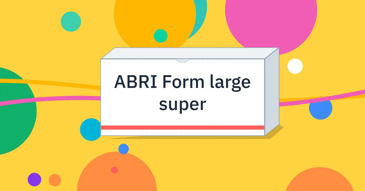 Symbolbild: Packung mit der Aufschrift ABRI Form large super (PZN 03798547) – Verfügbarkeit und Bezug in Apotheken in Frankfurt am Main