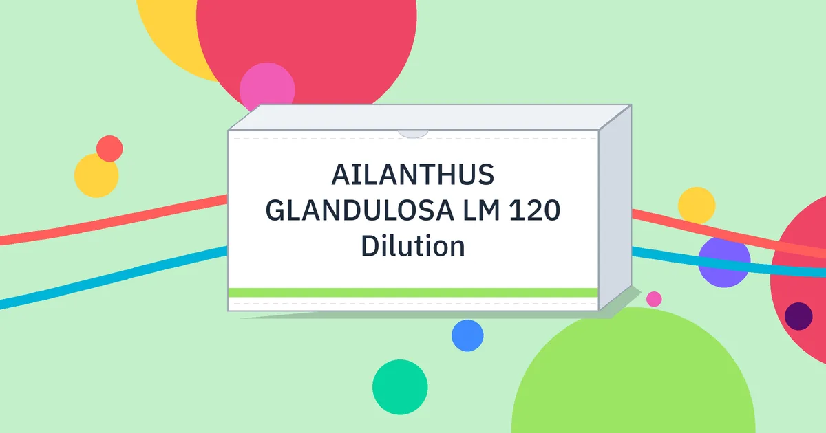 Symbolbild: Packung mit der Aufschrift AILANTHUS GLANDULOSA LM 120 Dilution (PZN 13308171) – Verfügbarkeit und Bezug in Apotheken in Frankfurt am Main