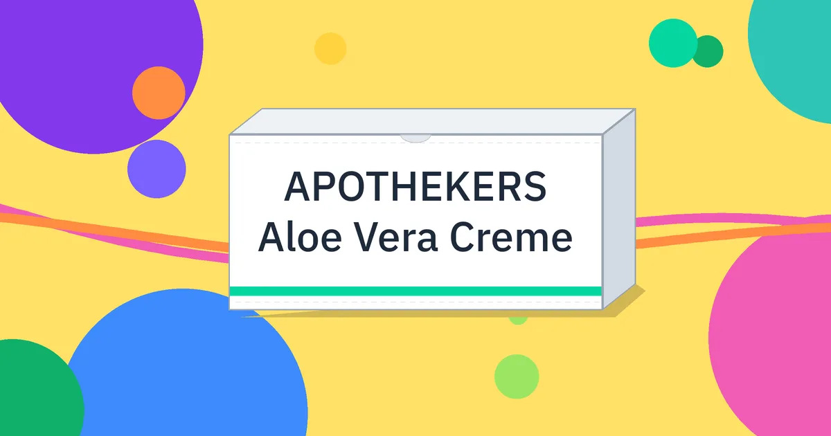 Symbolbild: Packung mit der Aufschrift APOTHEKERS Aloe Vera Creme (PZN 15293812) – Verfügbarkeit und Bezug in Apotheken in Frankfurt am Main