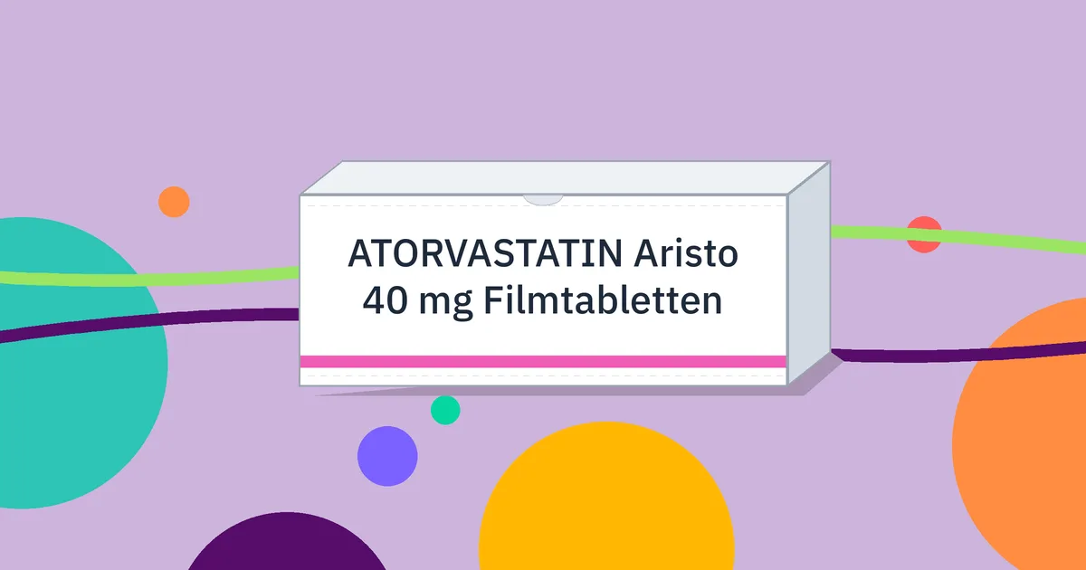Symbolbild: Packung mit der Aufschrift ATORVASTATIN Aristo 40 mg Filmtabletten (PZN 09670015) – Verfügbarkeit und Bezug in Apotheken in Frankfurt am Main