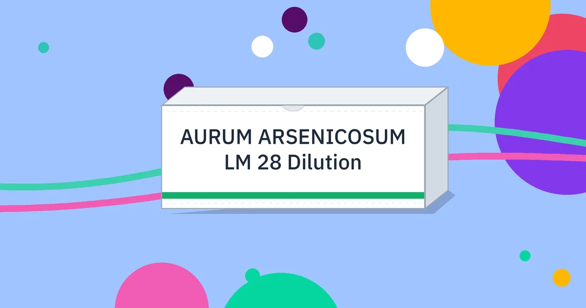 Symbolbild: Packung mit der Aufschrift AURUM ARSENICOSUM LM 28 Dilution (PZN 12783527) – Verfügbarkeit und Bezug in Apotheken in Frankfurt am Main