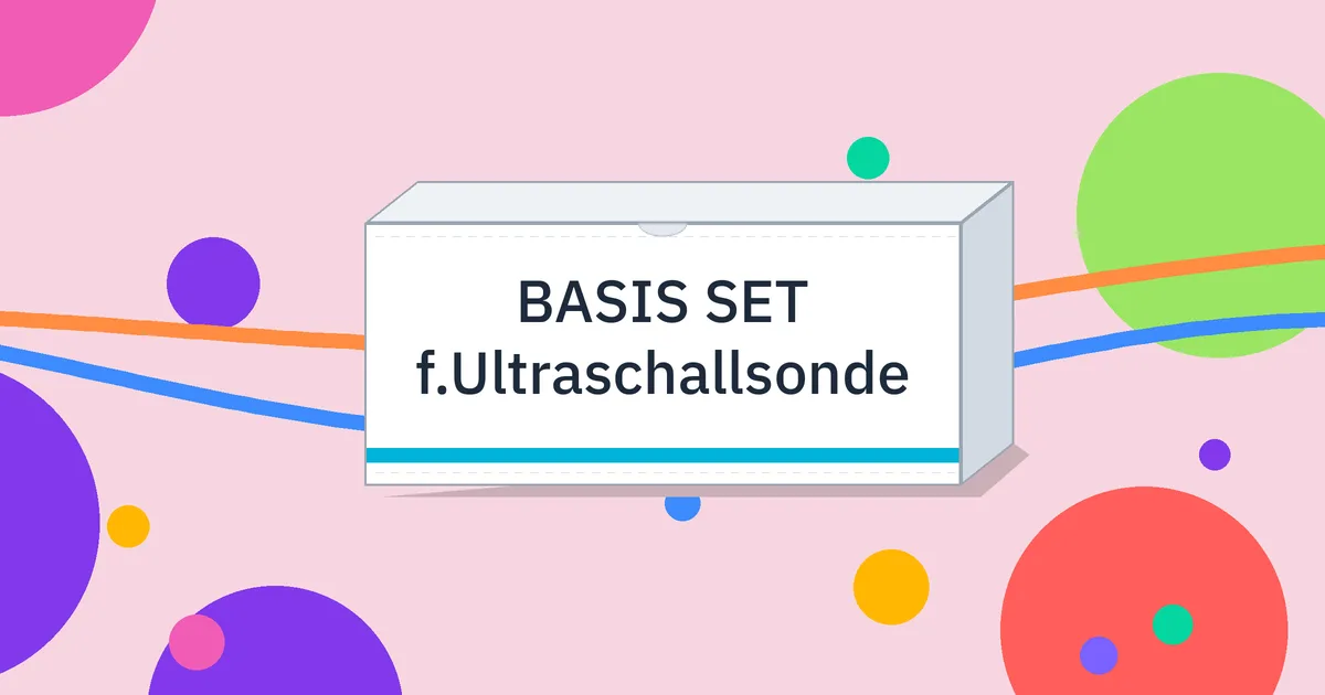 Symbolbild: Packung mit der Aufschrift BASIS SET f.Ultraschallsonde (PZN 09380659) – Verfügbarkeit und Bezug in Apotheken in Frankfurt am Main