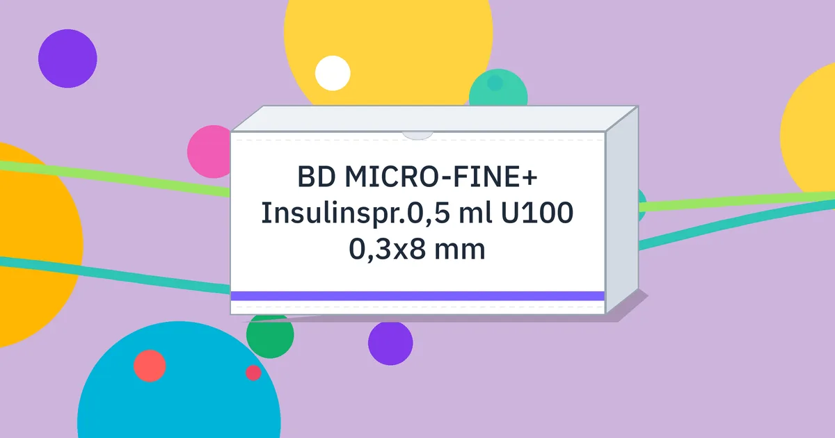 Symbolbild: Packung mit der Aufschrift BD MICRO-FINE+ Insulinspr.0,5 ml U100 0,3x8 mm (PZN 14234718) – Verfügbarkeit und Bezug in Apotheken in Frankfurt am Main