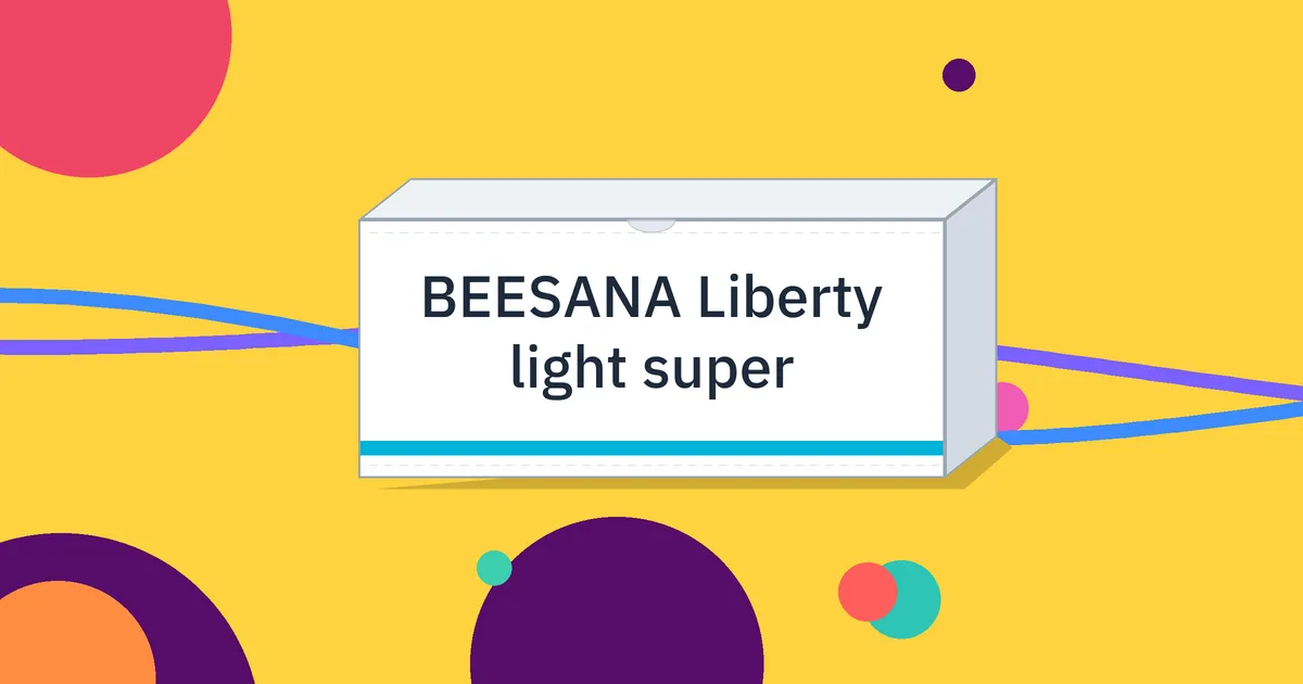 Symbolbild: Packung mit der Aufschrift BEESANA Liberty light super (PZN 15384236) – Verfügbarkeit und Bezug in Apotheken in Frankfurt am Main