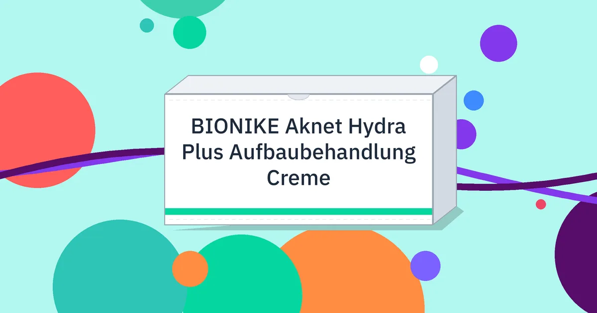 Symbolbild: Packung mit der Aufschrift BIONIKE Aknet Hydra Plus Aufbaubehandlung Creme (PZN 15432774) – Verfügbarkeit und Bezug in Apotheken in Frankfurt am Main