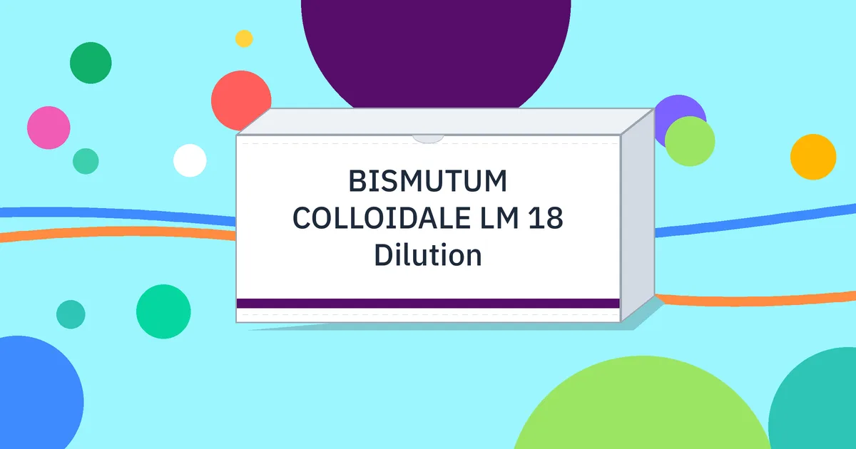 Symbolbild: Packung mit der Aufschrift BISMUTUM COLLOIDALE LM 18 Dilution (PZN 13386113) – Verfügbarkeit und Bezug in Apotheken in Frankfurt am Main