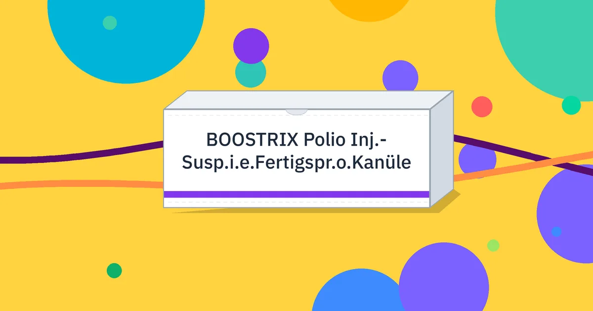 Symbolbild: Packung mit der Aufschrift BOOSTRIX Polio Inj.-Susp.i.e.Fertigspr.o.Kanüle (PZN 00162659) – Verfügbarkeit und Bezug in Apotheken in Frankfurt am Main