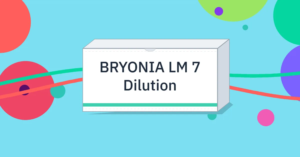 Symbolbild: Packung mit der Aufschrift BRYONIA LM 7 Dilution (PZN 12796932) – Verfügbarkeit und Bezug in Apotheken in Frankfurt am Main
