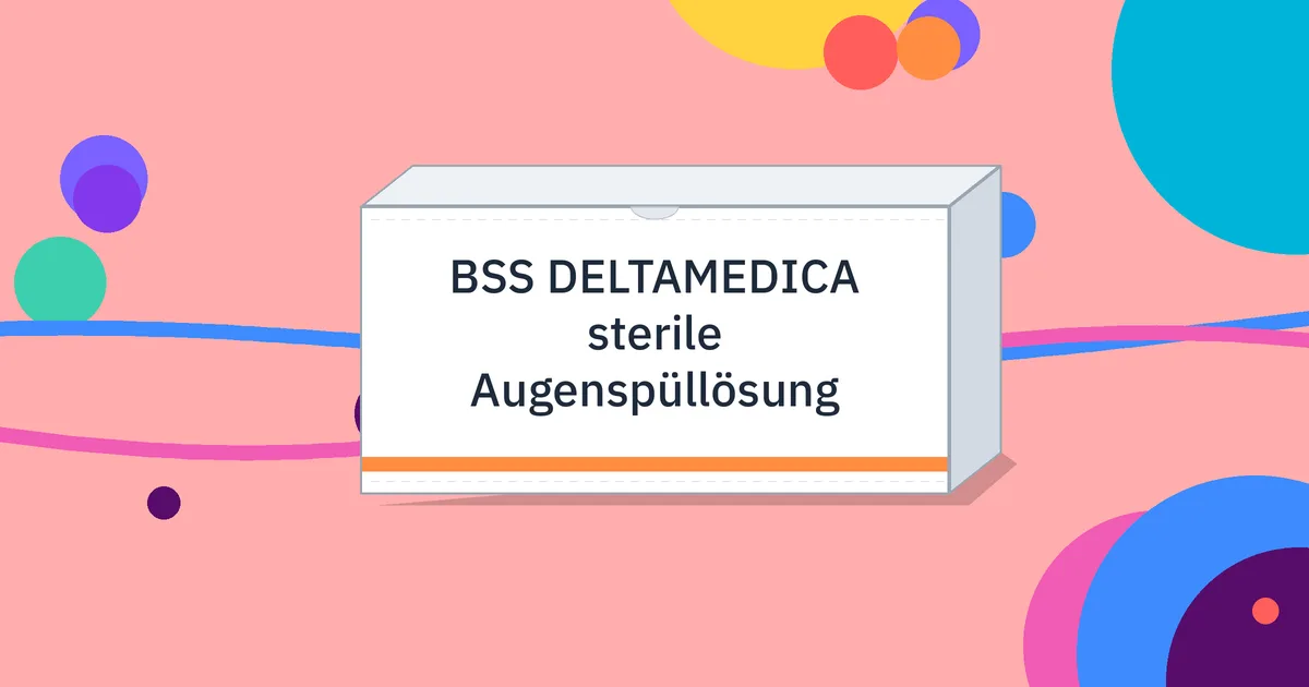 Symbolbild: Packung mit der Aufschrift BSS DELTAMEDICA sterile Augenspüllösung (PZN 00944089) – Verfügbarkeit und Bezug in Apotheken in Frankfurt am Main