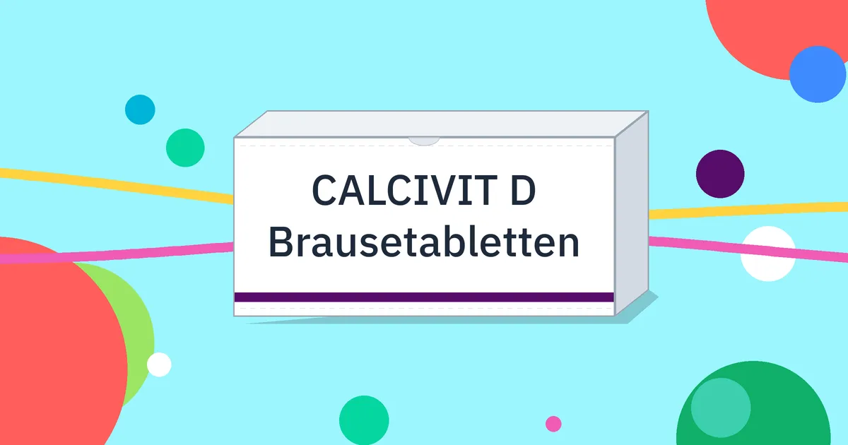 Symbolbild: Packung mit der Aufschrift CALCIVIT D Brausetabletten (PZN 09097188) – Verfügbarkeit und Bezug in Apotheken in Frankfurt am Main