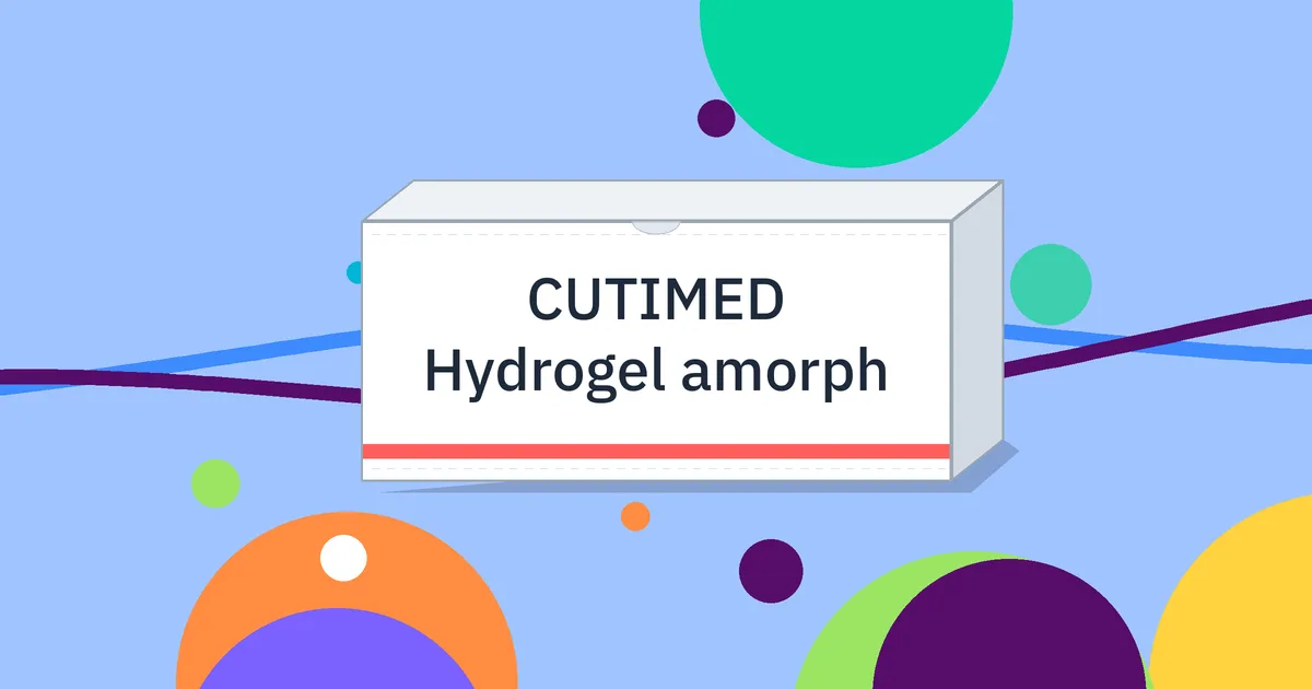 Symbolbild: Packung mit der Aufschrift CUTIMED Hydrogel amorph (PZN 15424645) – Verfügbarkeit und Bezug in Apotheken in Frankfurt am Main