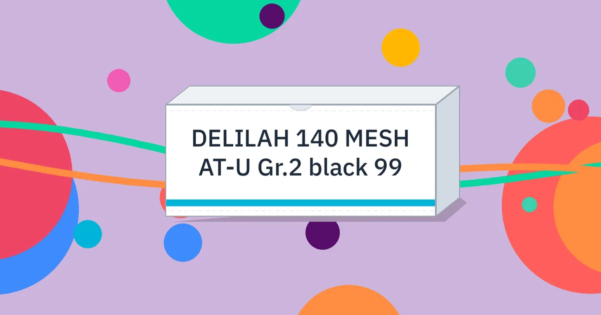 Symbolbild: Packung mit der Aufschrift DELILAH 140 MESH AT-U Gr.2 black 99 (PZN 13850705) – Verfügbarkeit und Bezug in Apotheken in Frankfurt am Main