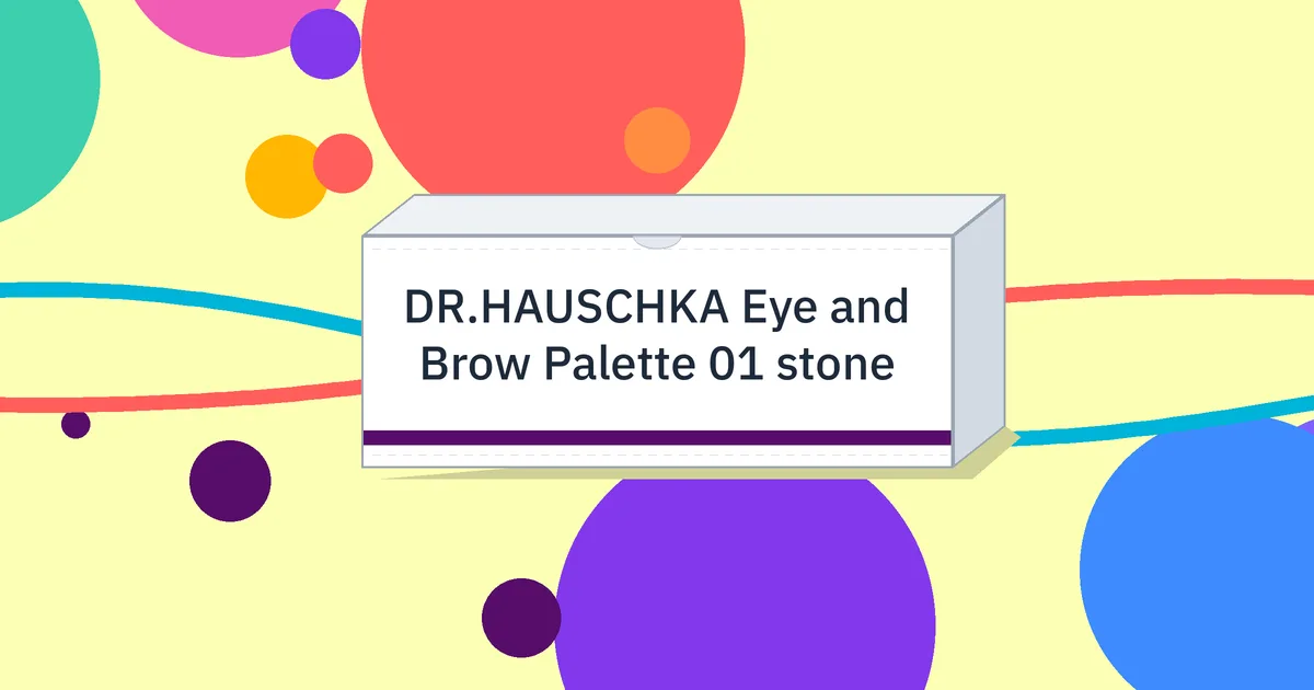 Symbolbild: Packung mit der Aufschrift DR.HAUSCHKA Eye and Brow Palette 01 stone (PZN 18651413) – Verfügbarkeit und Bezug in Apotheken in Frankfurt am Main