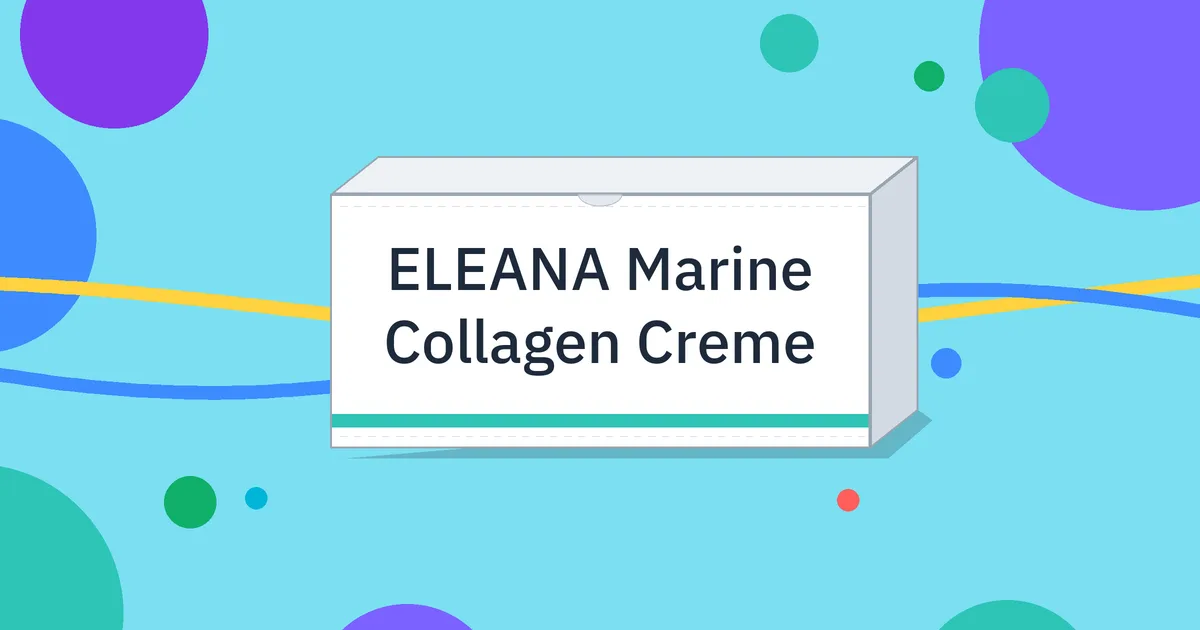 Symbolbild: Packung mit der Aufschrift ELEANA Marine Collagen Creme (PZN 04902490) – Verfügbarkeit und Bezug in Apotheken in Frankfurt am Main